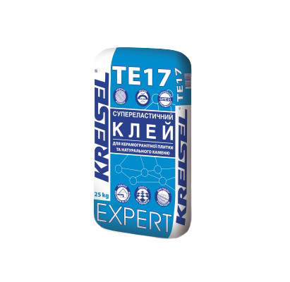 Клей Kreisel TE-17 Expert для плитки та каменю, 25 кг – купити у Києві.